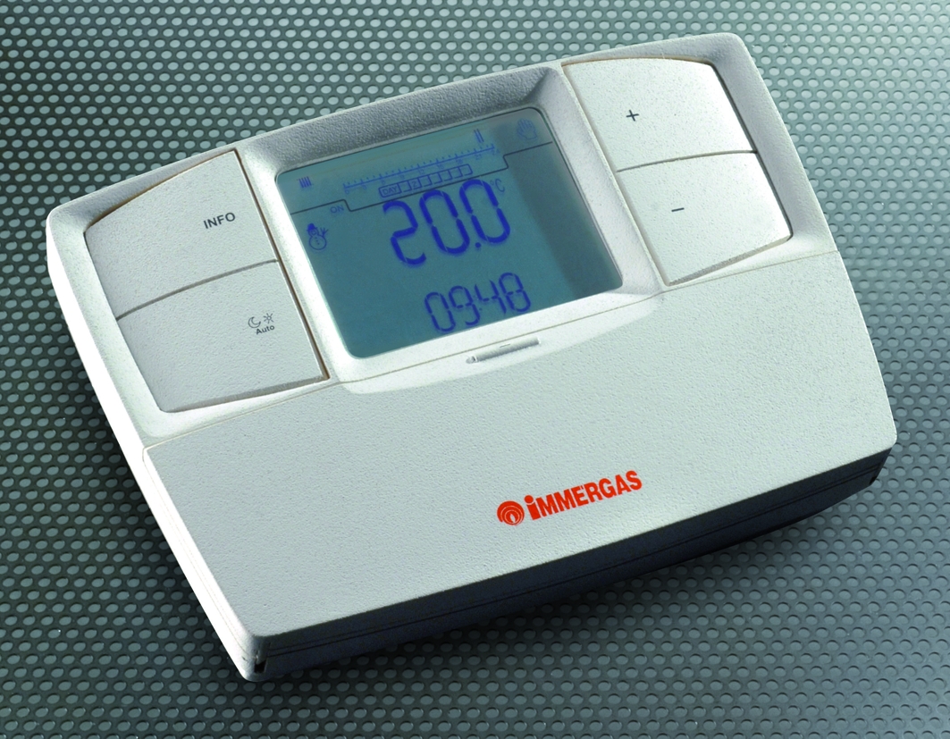 Crono 7 vezeték nélküli, heti programozású, digitális szobatermosztát ...